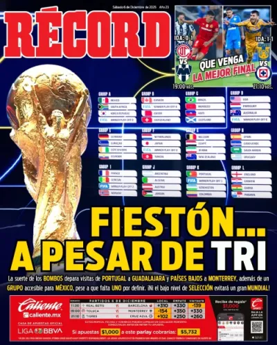 Portada RÉCORD 01-11-2025